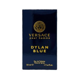 versace dylan blue eau de toilette spray for men, 1.7 ounce