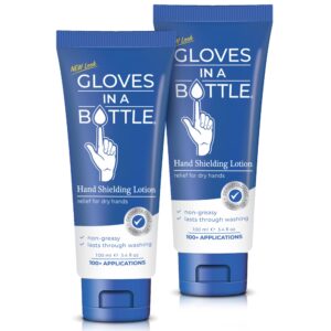 gloves in a bottle shielding lotion, relief for eczema and psoriasis, 3.4 ounces (pack of 2)