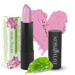 fifth & skin botanical lipstick (sweet pea) | made in usa | vegan | natural | organic | cruelty free | paraben free | no lead | moisturizing color that's good for your lips!