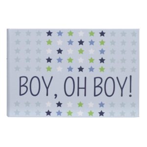 malden international designs boy oh boy baby brag book, 1-up, 40-4x6, blue