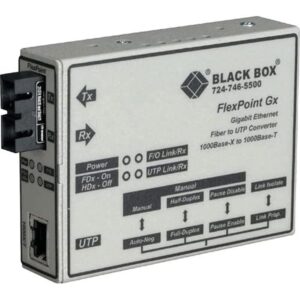 black box lmc1003a-r3 flexpoint modular media converters, giga