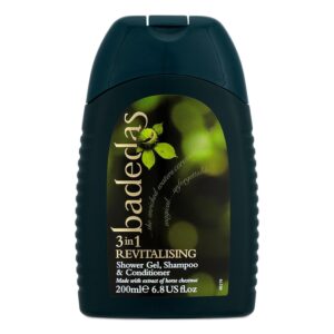 badedas revitalising shower gel, shampoo & conditioner 200ml (pack of 2)