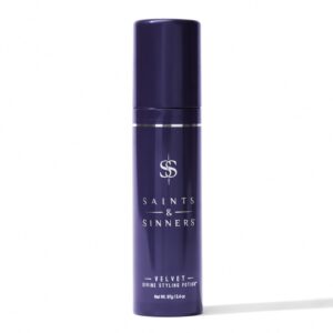 saints & sinners award winning velvet divine hair styling potion, thermal protectant, shine & defrizzes hair, moisturizing anti-frizz hair cream, helps dry hair, 3.4 oz