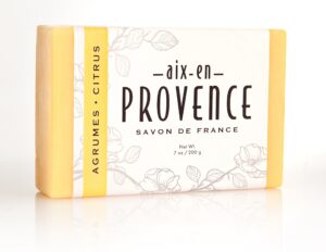 aix en provence triple milled shea butter artisanal french soap, 200g soap bar (5029)