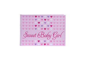 malden international designs sweet baby girl brag book, 1-up, 40-4x6, pink