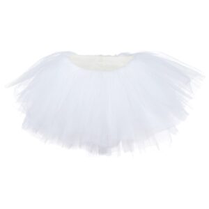 my lello white baby tutu short ballet skirt 10-layer (newborn - 3mo.)