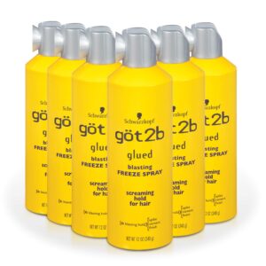 got2b glued blasting freeze hairspray aero, 12 ounce (pack of 6)