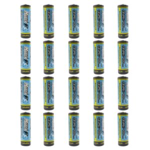 (20-pack) hyperps 3.2v lifepo4 14430 (14 x 43mm) 400mah rechargeable battery for solar panel light, tooth brush, shaver, flashlight