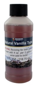 brewer's best natural beer and wine fruit flavoring (natural vanilla type)