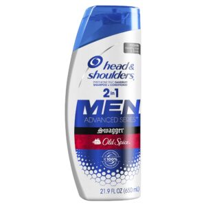 head & shoulders old spice swagger dandruff 2 in 1 shampoo and conditioner, 21.9 fl oz