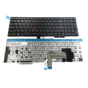 sunmall new laptop keyboard replacement with (frame and pointer) compatible with ibm lenovo thinkpad edge e531 w540 w541 w550 w550s t540 t540p t550 series fit p/n 0c45254 04y2465 no backlit