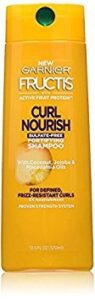 garnier fructis triple nutrition curl nourish fortifying shampoo, 12.5 fl oz (pack of 2)