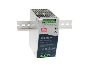 mw mean well sdr-240-48 48v 5a 240w single output industrial din rail with pfc function power supply