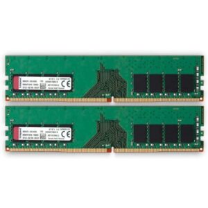 kingston 16gb (2 x 8gb) valueram ddr4 2400mhz 288-pin desktop memory model kvr24n17s8k2/16