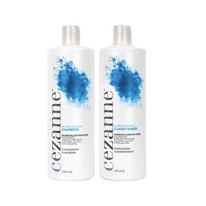 cezanne perfect moisture shampoo & conditioner liters set 33.8oz each