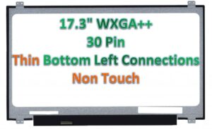 generic new 17.3" wxga++ led diode replacement substitute laptop lcd screen compatible with dell m04fx/ 0m04fx/ n173fga-e34 rev.c1