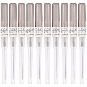 piercing needles,new star tattoo 10pcs 16g gauge steel catheter piercing needles supply