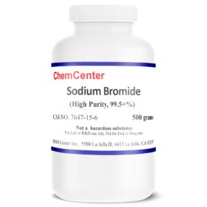 sodium bromide, reagent, granular, 500 grams (1.1 lb.)