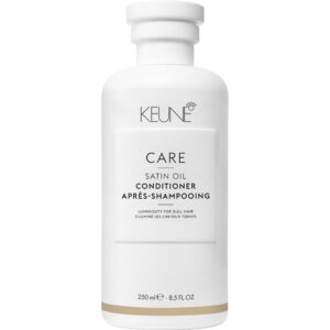 keune care satin oil conditioner, moisturizing & shine-enhancing conditioner for all hair types, 8.5 fl oz