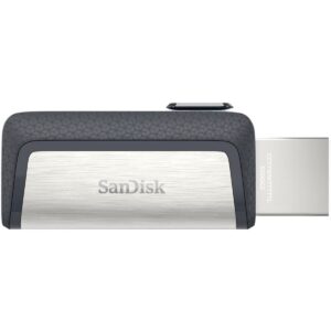 sandisk ultra dual - usb flash drive - 64 gb - gray