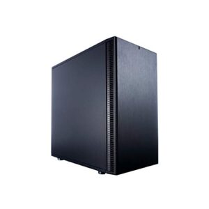 fractal design define mini c - mini tower computer case - matx - optimized for high airflow and - 2x fractal design dynamic x2 gp-12 120mm silent fans included - psu shroud - black