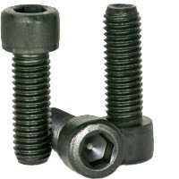 hex screw - allen screw - socket head cap screw - alloy steel - #5-44 x 3/8" - thermal black oxide (quantity: 100), drive: hex socket, head: cylindrical