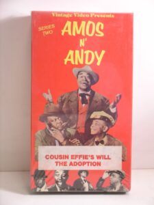 amos n' andy tv show---"cousin effie's will & the adoption"----vhs video