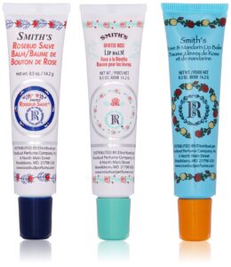 rosebud trio lip balm assortment, 0.5 ounce