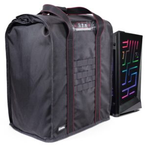 mission darkness t10 faraday bag for computer towers & xl electronics // military-grade faraday cage for digital forensics, rf signal blocking, emp cme protection, preppers, and personal security