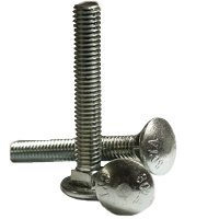 5/16"-18 x 6 1/2" carriage bolts a307 grade a zinc cr+3, 6" thread under-sized,partial thread,length: 6-1/2",head: round,drive: external square,steel,finish: zinc (inch) (quantity: 25)