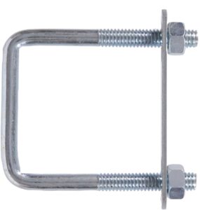 hardware essentials square u-bolt zinc (5/16"-18 x 3" x 2")