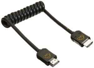 atomos atom4k60c5 atomflex pro hdmi 2.0 30cm coiled cable (full to full)