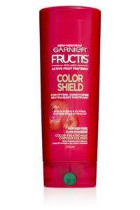 garnier fructis color shield anti-fade conditioner for color treated hair, 12 fl oz, 1 count (packaging may vary)