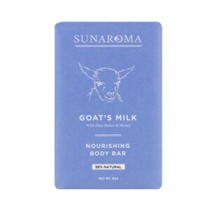 sunaroma goat's milk soap, 6 count