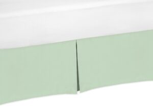 mint green crib bed skirt for baby bedding sets