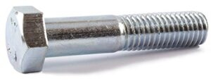 1/4"-20 x 3 3/4" | hex bolt | grade a | a307 | partially threaded | zinc cr+3 (qty: 50)