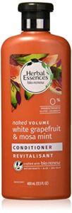 herbal essences volume conditioner for color treated hair, biorenew white grapefruit & mosa mint, 13.5 fl oz (pack of 2)