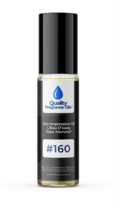 quality fragrance oils' impression #160, inspired by l'eau d'issey pour homme (10ml roll on)