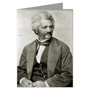 twelve note cards of frederick douglass, black history, social reformer, abolitionist, c1870