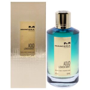 mancera eau de parfum spray, aoud lemon mint, 4 fl oz