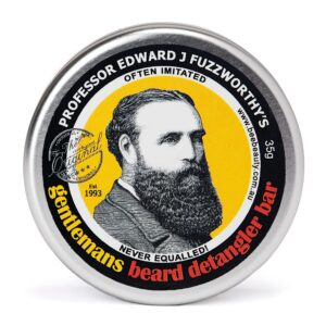 professor fuzzworthy mens beard moustache detangling conditioner