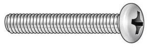 #5-40 x 1/2" round head phillips machine screw, 100 pk.