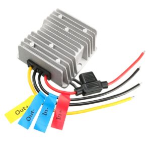 uxcell voltage converter regulator dc/dc dc 36v to dc 12v 20a 240w power buck transformer waterproof