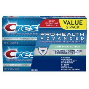 crest pro-health advanced gum protection toothpaste, 3.5oz, twin pack