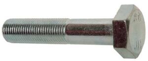 m10-1.00 x 50 mm. class 8.8 zinc plated hex head cap screw, 25 pk.