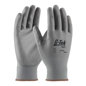 pip 33-g125/xl g-tek npg seamless knit nylon glove with smooth grip, xl size, gray (pack of 12)