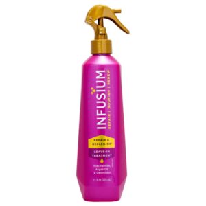 infusium moisturize and replenish leave-in treatment - leave-in conditioner spray - leave-in hair treatment - conditioner spray - hair care - 11 oz