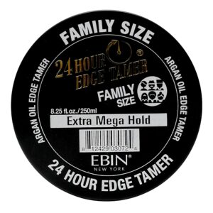 ebin new york 24 hour edge tamer - extra mega hold (8.25oz/ 250ml)