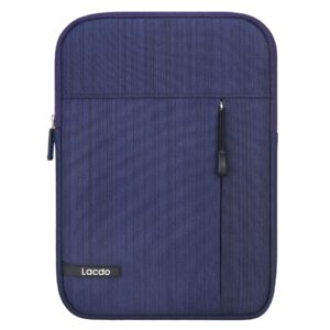 lacdo ipad mini 7 sleeve, ipad mini case bag, tablet sleeve case for ipad mini 7 (a17 pro)/6/5/4/3/2, samsung galaxy tab a7 lite 8.7" / galaxy tab a 8.0" protective tablet bag water repellent, blue