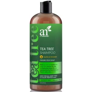 artnaturals tea tree shampoo - (16 fl oz / 473ml) - sulfate free – made with 100% pure therapeutic grade tea tree essential oil